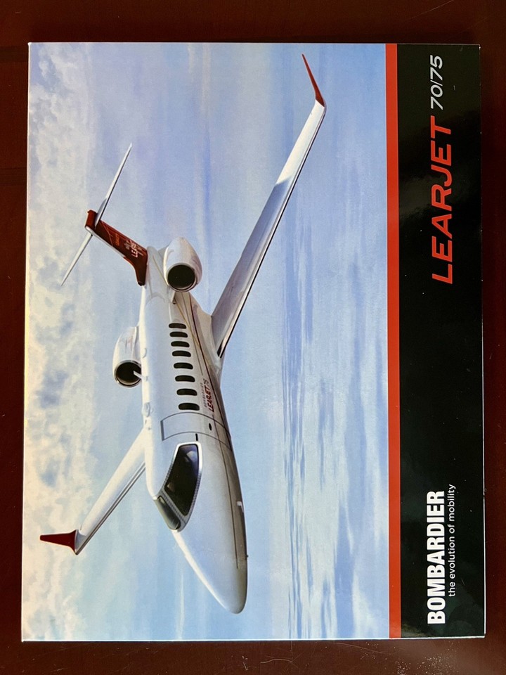 Bombardier Learjet 70/75 Cockpit and Systems Pilot Training Foldout ...