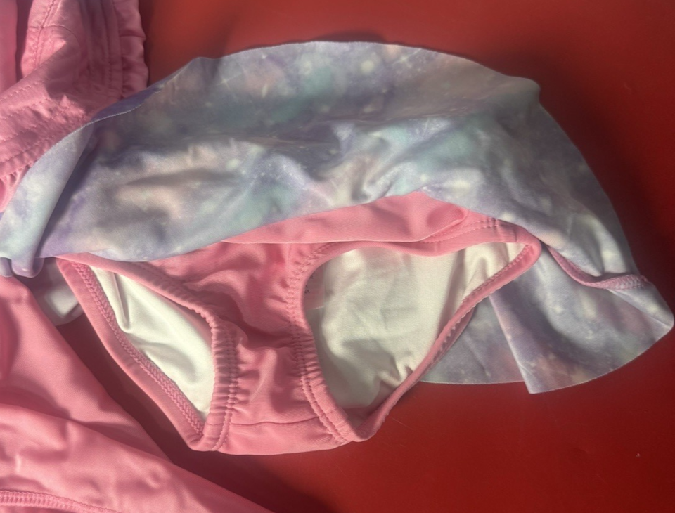 uv skinz UPF 50+ Girls 3-piece swim set pink celestial unicorn sz 5 ...