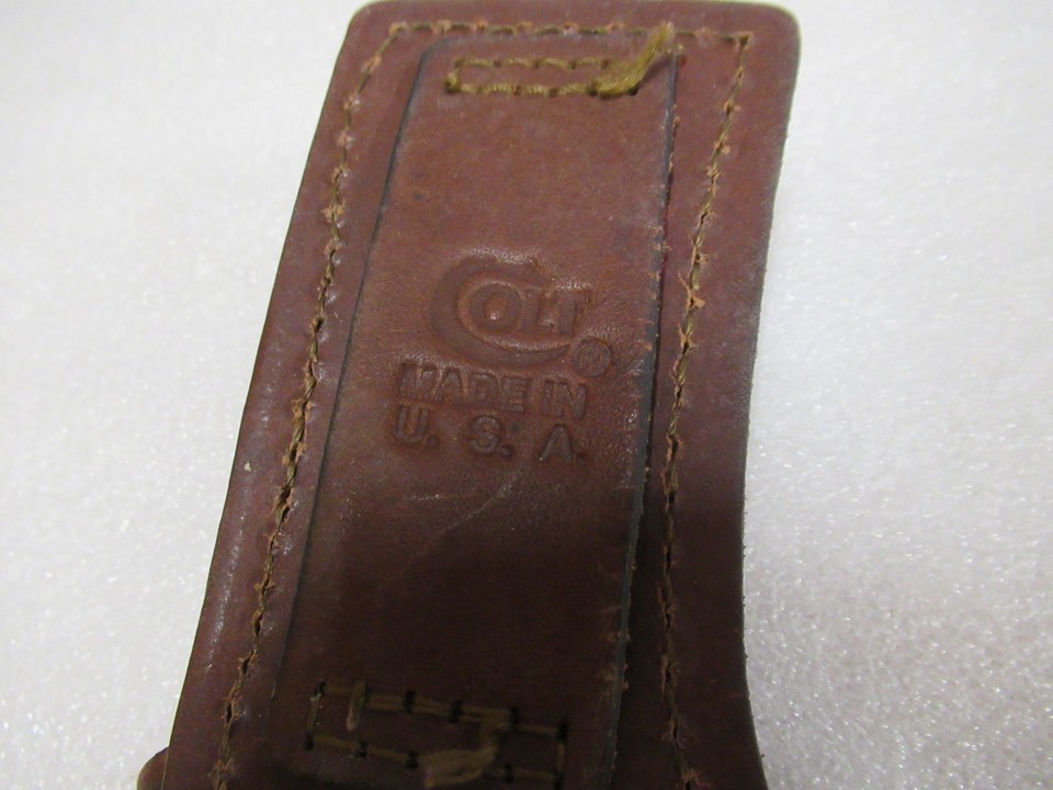 Colt Skinner Gut Hook Fixed Blade Knife Sheath ONLY Colt on Snaps | eBay