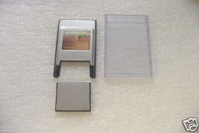 256MB Compact Flash +PC card PCMCIA Adapter JANOME 256 MB/ Hard case | eBay