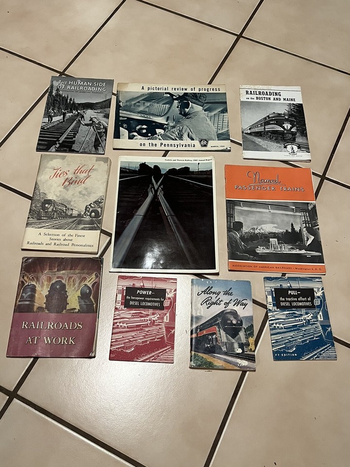 Assorted Vintage Railroad Books | eBay
