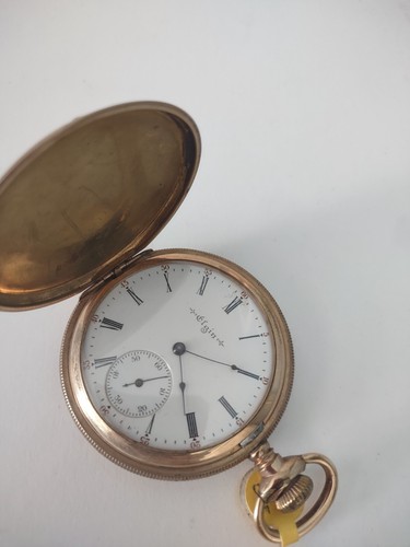 1904 Elgin antique pocket watch Hunter case gold filled case | eBay