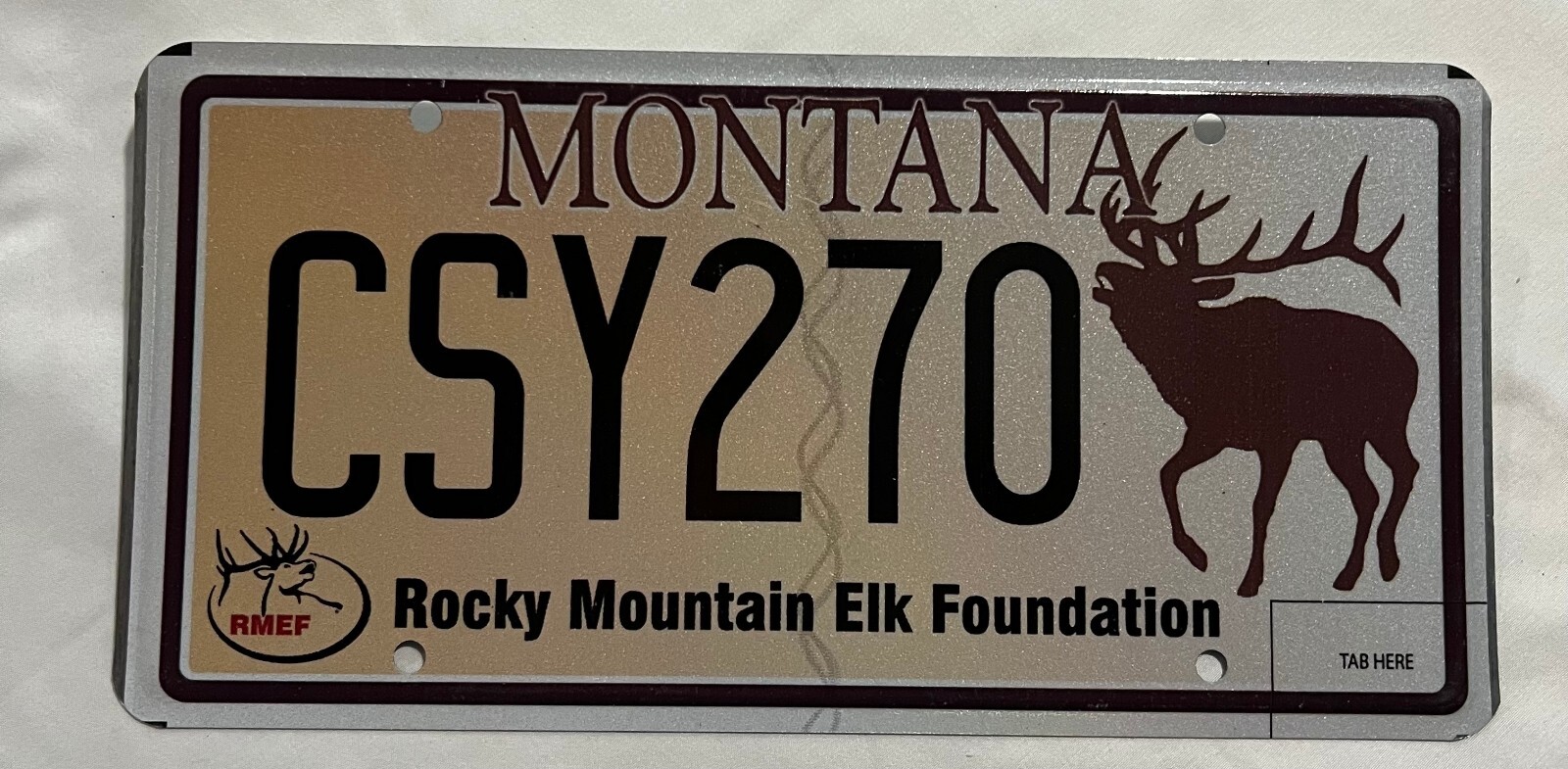LICENSE PLATES MONTANA ELK CSY 270 | eBay