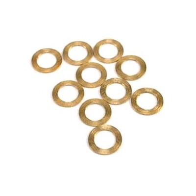 NSR 4819 Pickup Guide Brass Spacers 0.010"/0.25mm, 10/pk slot car part ...