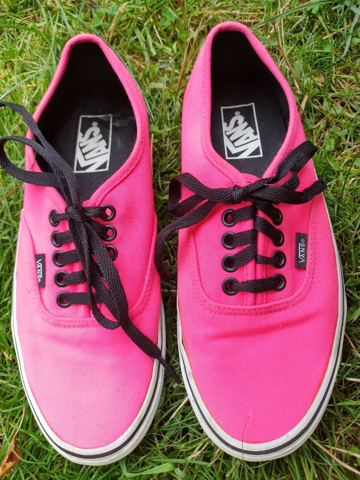 *VANS* Neon HOT PINK Lace Up Tennis Shoes Sneakers Wo… - Gem