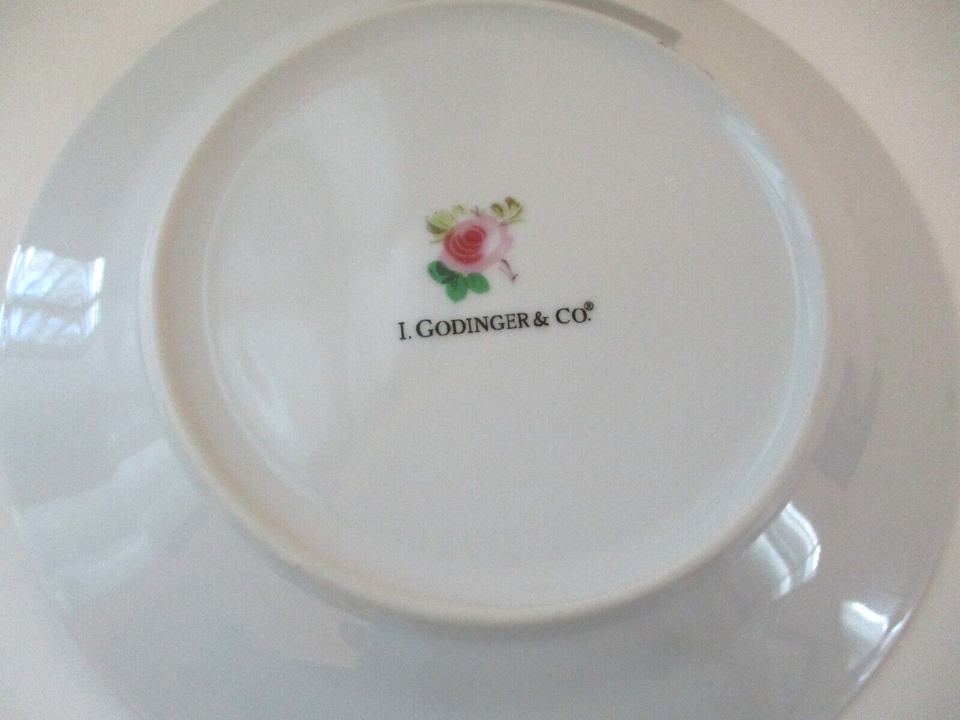 I. Godinger & Co. Rosebud Pattern Dessert Plates Set of 6 | eBay