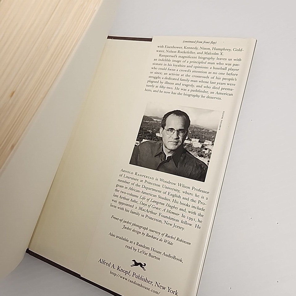 Jackie Robinson : A Biography by Rampersad 1997 Knopf 1st Ed HCDJ ...