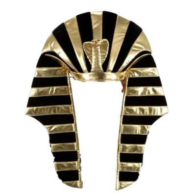 Egyptian Pharaoh Hat Pharoah King Hat Costume Party Wig Hat Ancient ...