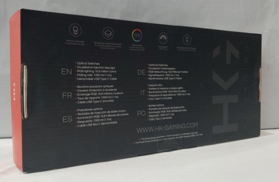 HK GAMING GK61 Mechanical Gaming Keyboard - 61 Keys Multi Color RGB ...