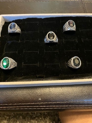 NWOT Men's Rings -Various Sizes & Shapes- Inexpensive Jewelry ! Lot of ...
