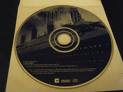 Titanic Music from the Motion Picture by James Horner (CD, 1997) - Disc ...
