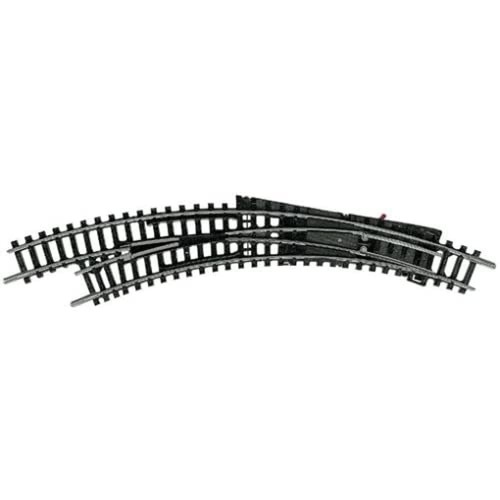 HO Scale 9mm Rail Gauge Left Curved Turnout Track, 42-Degree, Model ...