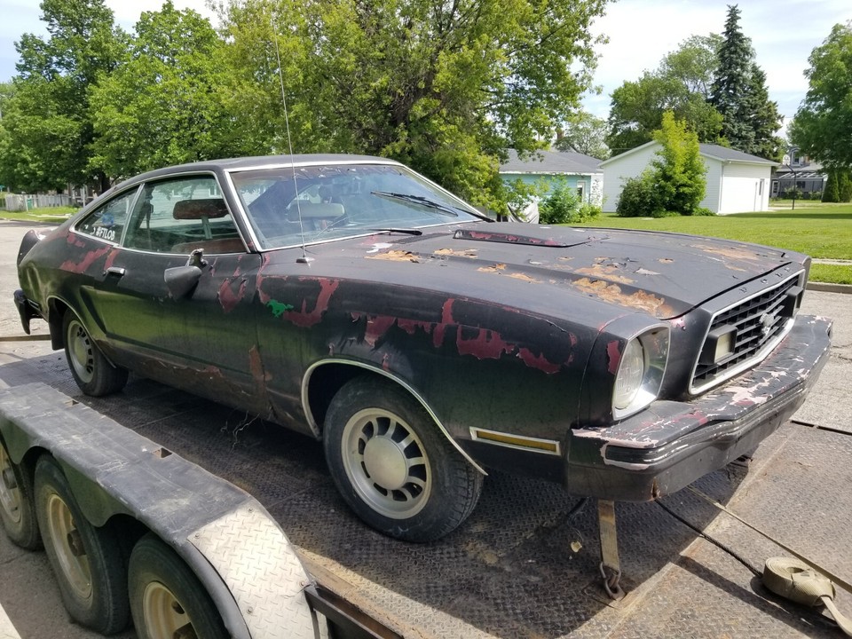 Glass Door Window Right 1974-78 Mustang II King Cobra 2 Ford 74 75 76 ...