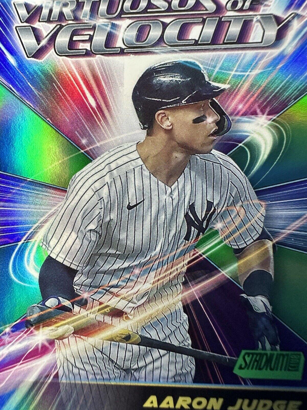 2024 Topps Stadium Club - Virtuosos of Velocity Aaron Judge #VV-4 Green ...