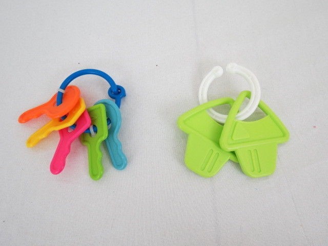 Infantino Baby Toys Key Rattles Teething Ring Cookie Monster Elmo | eBay