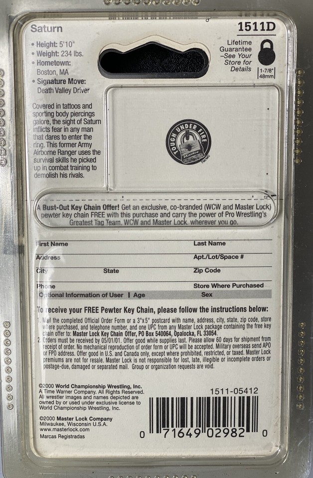 Master Lock 1511D Combination Lock | Pink | WCW FREE KEY CHAIN EDITION ...