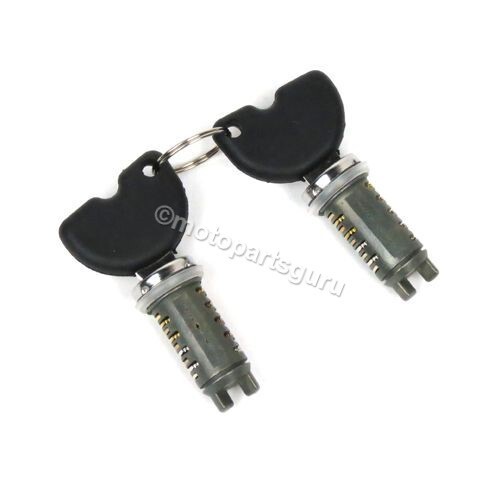 121790020 OEM RMS Two Lock Cylinders & Keys Piaggio Fly LT50 Liberty 50 ...