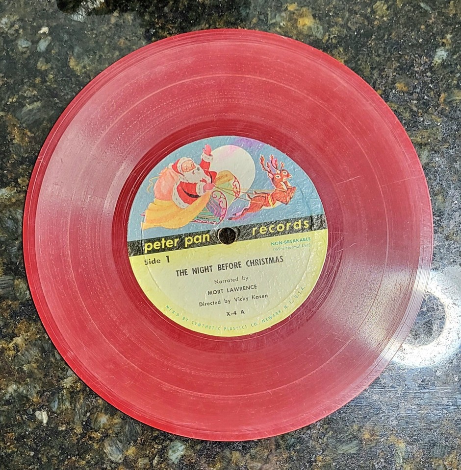 Peter Pan Records-The Night Before Christmas/Narrated by Mort Lawrence ...