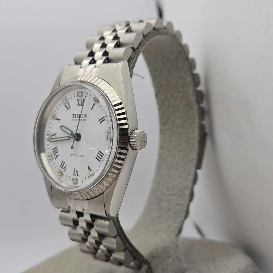Vintage TIMON men's automatic watch Durowe 7522/4 Datejust style swiss ...