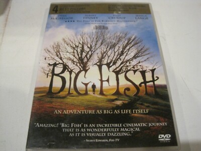 Big Fish ~ DVD 2004 Widescreen ~ Ewan McGregor; Albert Finney; Jessica ...