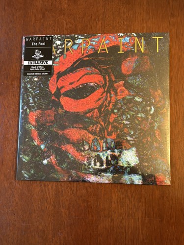 WARPAINT The fool LP Black And White Color Vinyl /300 SEALED | eBay