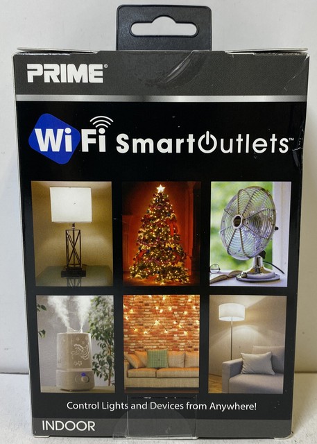 Prime Indoor Smart Outlet Wifi Remote Control Works with Google Home ...