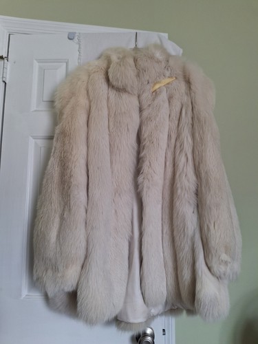 white fox short fur coat | eBay