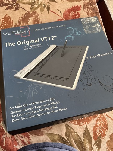 Vistablet The Original VT12w Graphic Pen Drawing Writing Tablet 12 ...