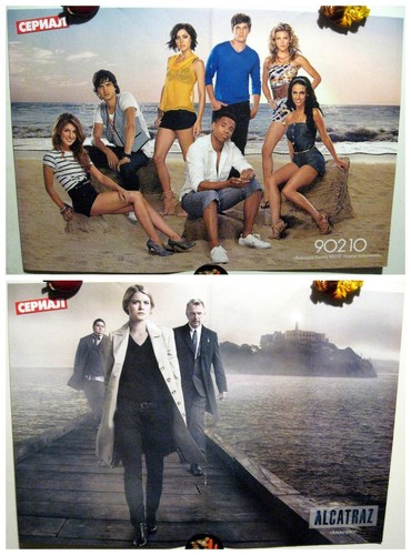 Alcatraz Sarah Jones / Beverly Hills 90210 series magazine poster A3 ...
