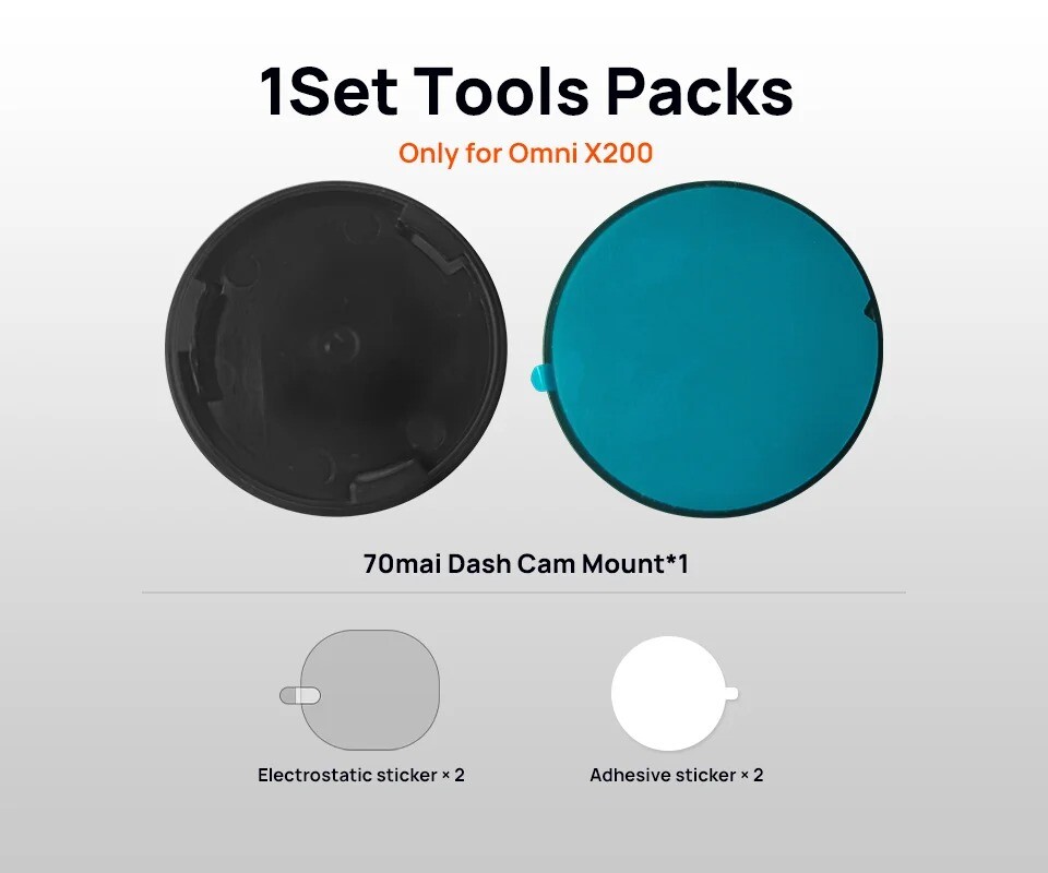 New Dash Cam Mount & Sticker for 70mai Car DVR Mount 70mai Dash Cam 4K ...