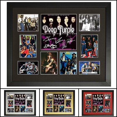 Deep Purple Signed Framed Memorabilia Limited Edition | eBay Australia