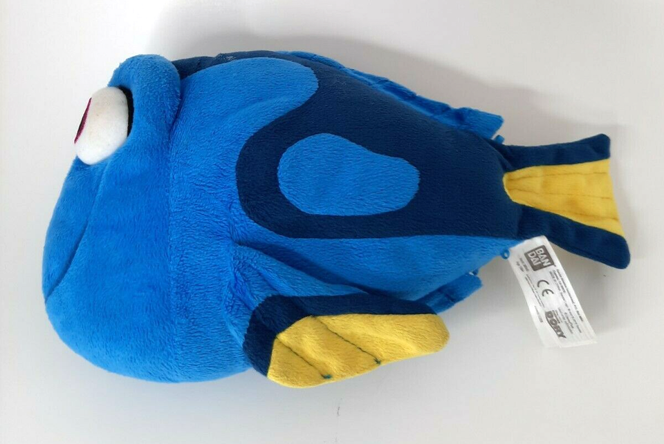 Talking Finding Dory Fish. Disney Pixar. 12" Plush Stuffed Toy. Bandai ...