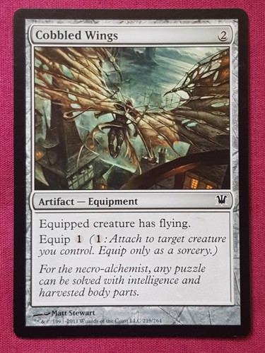Magic The Gathering INNISTRAD COBBLED WINGS artifact card MTG | eBay Australia