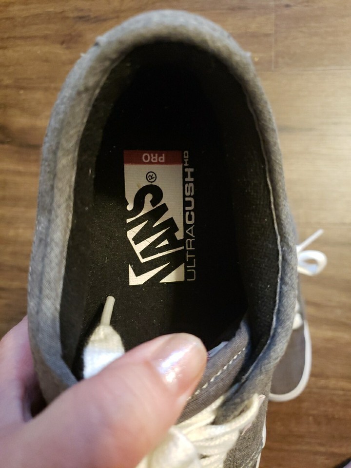 Vans Shoes Ultracush HD PRO Mens 6.5 Womens 8 Gray Skateboard Athletic ...