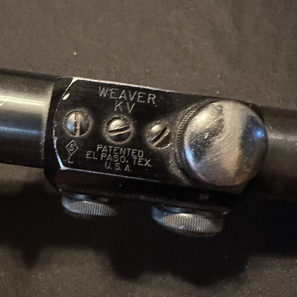 Vintage 1950s Weaver KV Rifle Scope Ex Cond | eBay