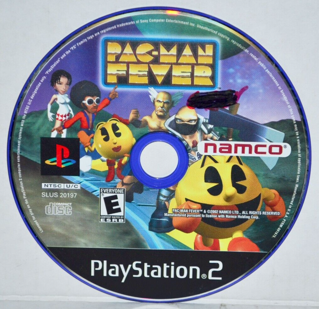 Pac-Man Fever (Sony PlayStation 2, 2002) PS2 PacMan Video Game ...