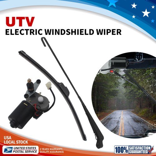 Universal Electric UTV Windshield Wiper Kit w/12V Motor For Polaris ...