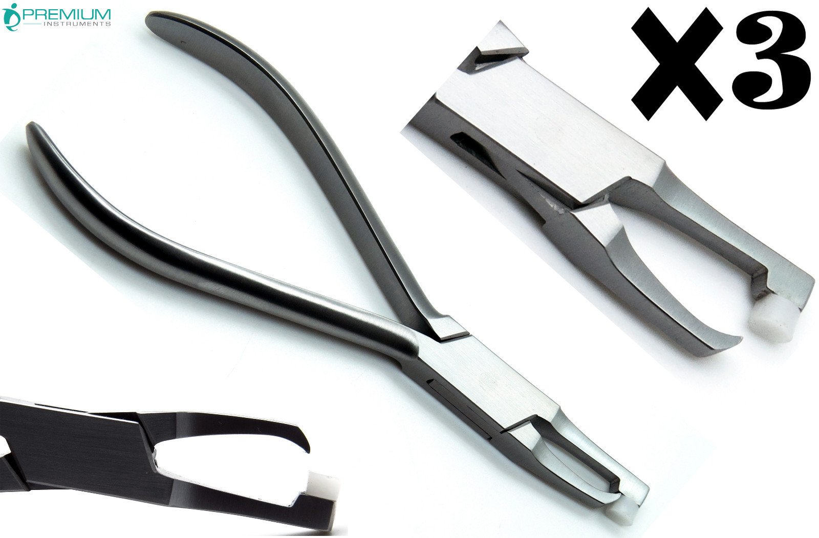 Set of 3 Dental Posterior Band Seating Conturing Pliers Orthodontics ...