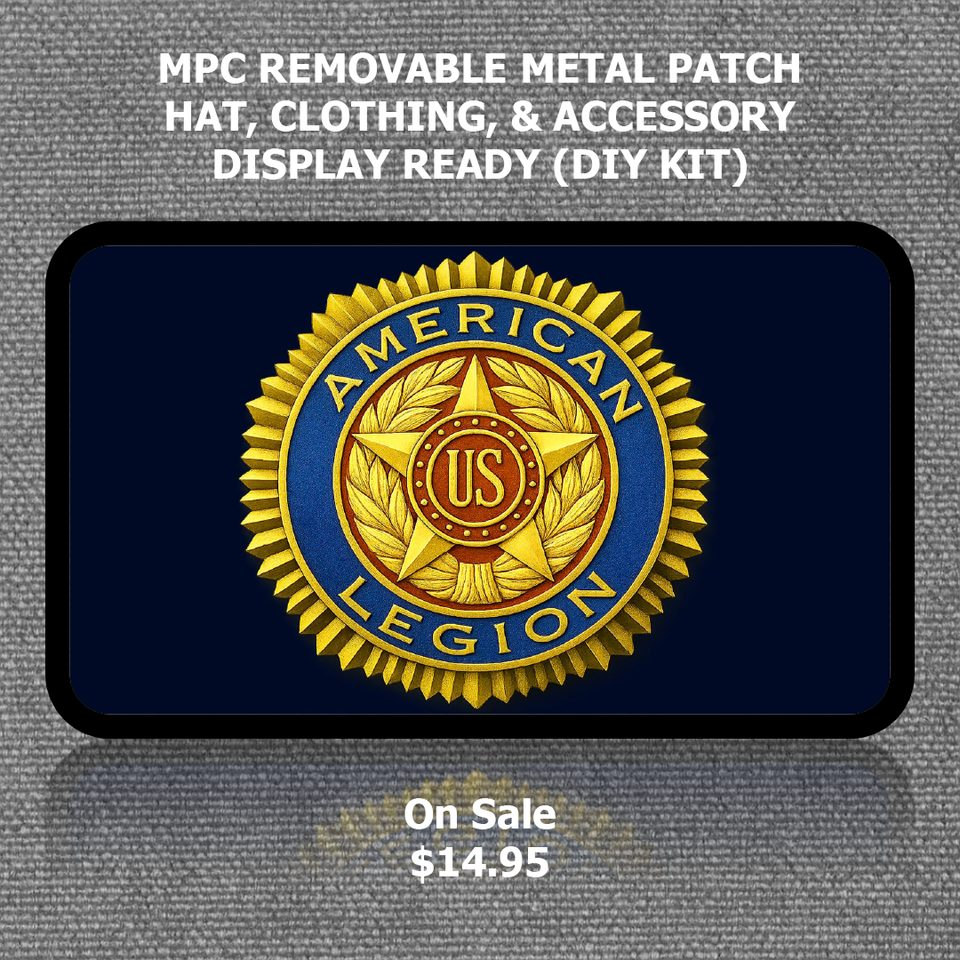 Veteran | Military | American Legion - 8 Display Ready Removable Metal ...