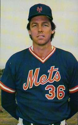 Ed Lynch, New York Mets, 1986 - 25 Anniversary Baseball Postcard 1962 ...