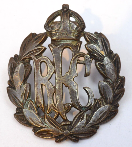 WW1 Era ~ Royal Flying Corps ~ RFC Cap Badge ~ Lugged | eBay