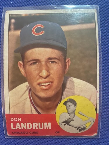 1963 topps # 113 DON LANDRUM C | eBay