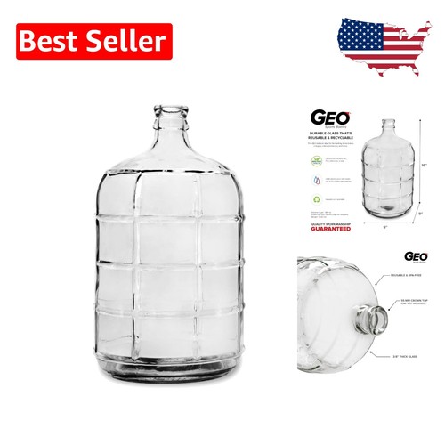 Eco-Friendly 3-Gallon Fermentation Carboy - Glass with 55mm Cap ...