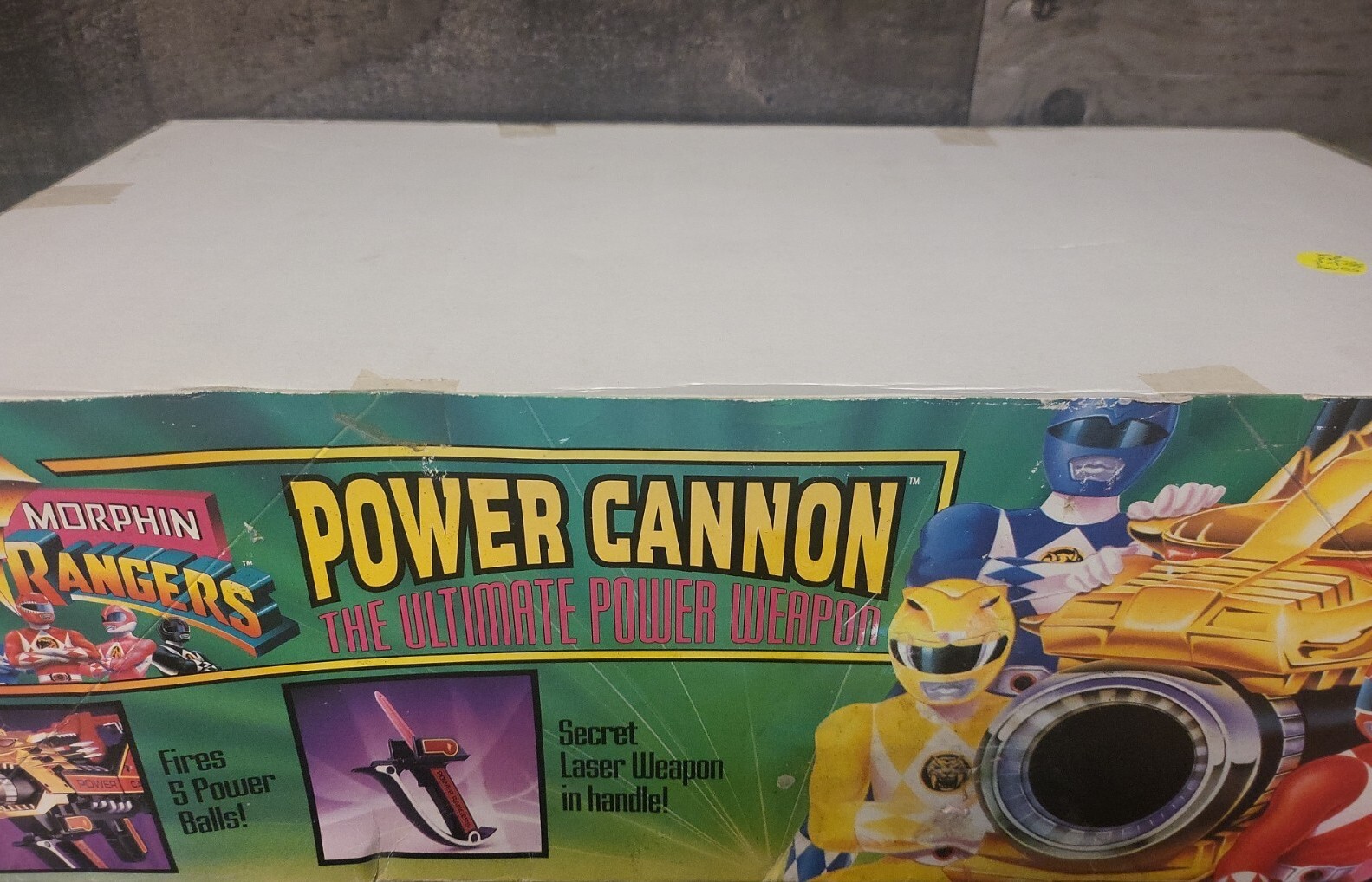 1994 Mighty Morphin Power Rangers Cannon Weapon Bandai MMPR for sale ...