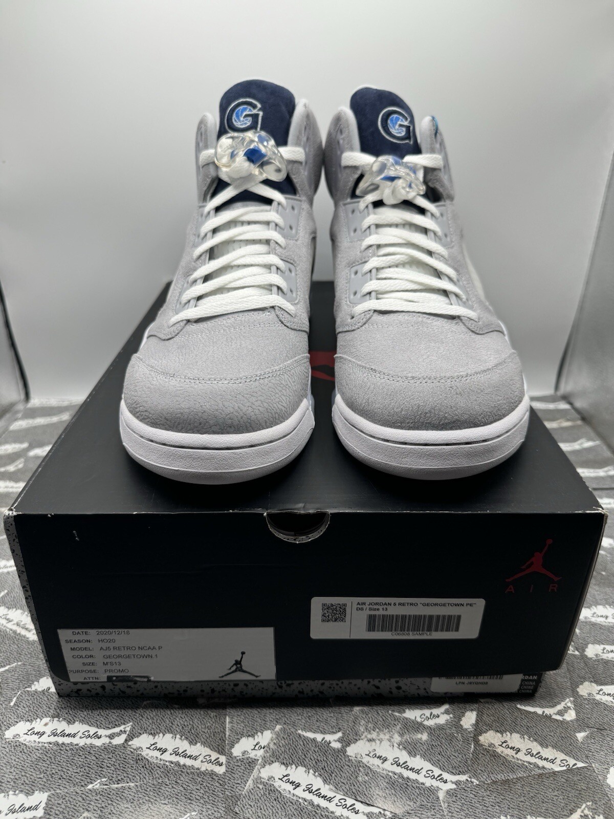 Nike Air Jordan 5 Georgetown GT Size 13 DS PE Sample Promo Player ...