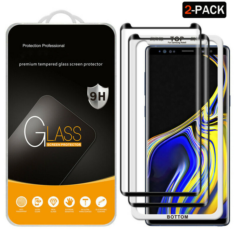 2-PACK For Samsung Galaxy Note 9 Full Cover Tempered Glass Screen ...