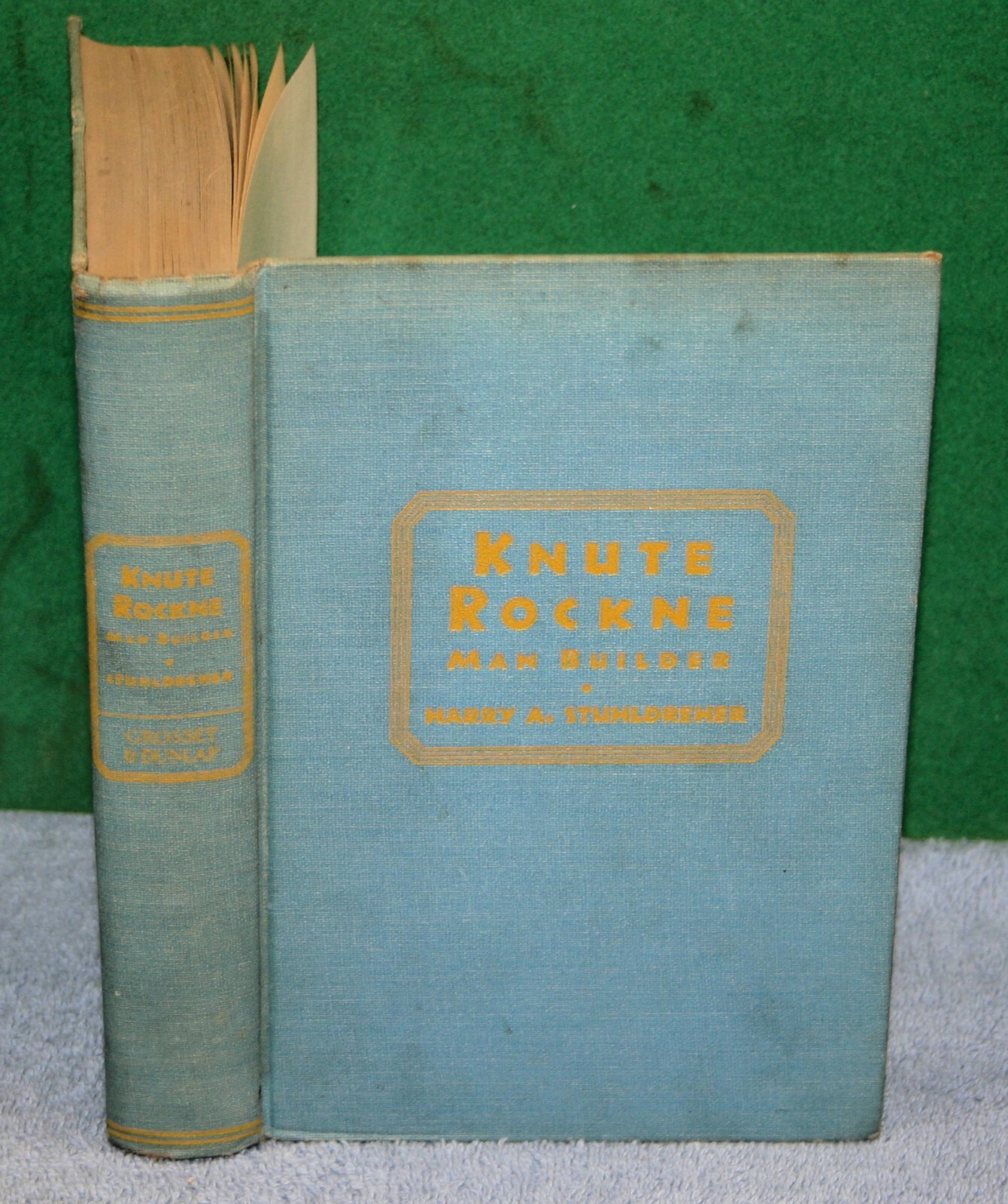 Vintage Book - KNUTE ROCKNE - Man Builder by Stuhldreher 1931 First ...
