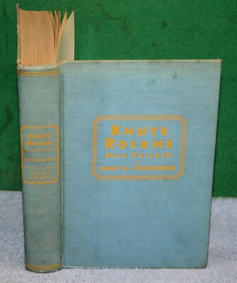 Vintage Book - KNUTE ROCKNE - Man Builder by Stuhldreher 1931 First ...