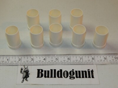 Spinning Marble Run Quercetti Migoga 6565 Lot of 8 White Connector Tube ...