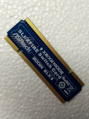 ASRock SLI/XFIRE Switch Card REV G/A 1.02 SLI XFIRE Switchcard X16 X8 ...